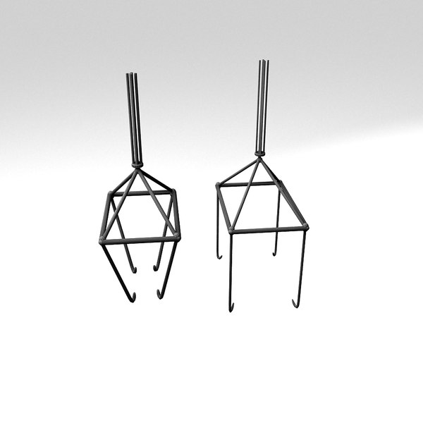 3d model coupling hook drag