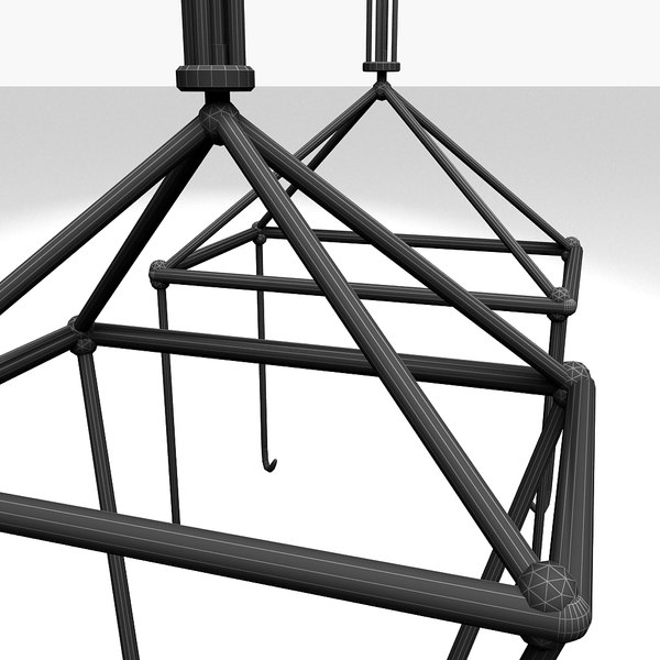 3d model coupling hook drag