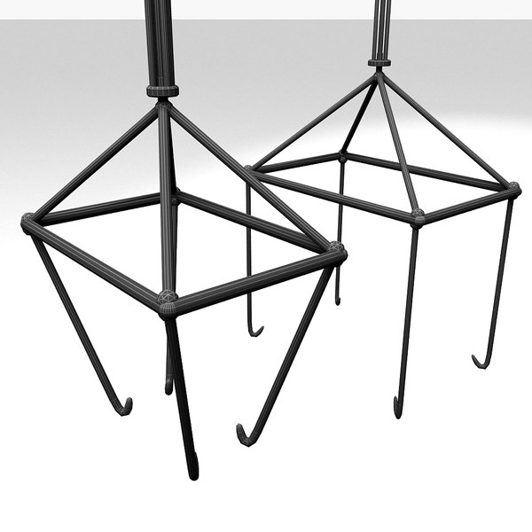 3d model coupling hook drag