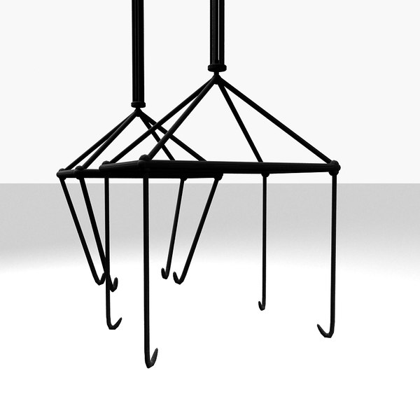 3d model coupling hook drag