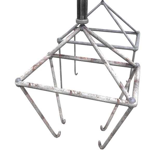 3d model coupling hook drag