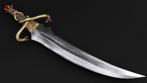 3D Snake Dagger - TurboSquid 1820245