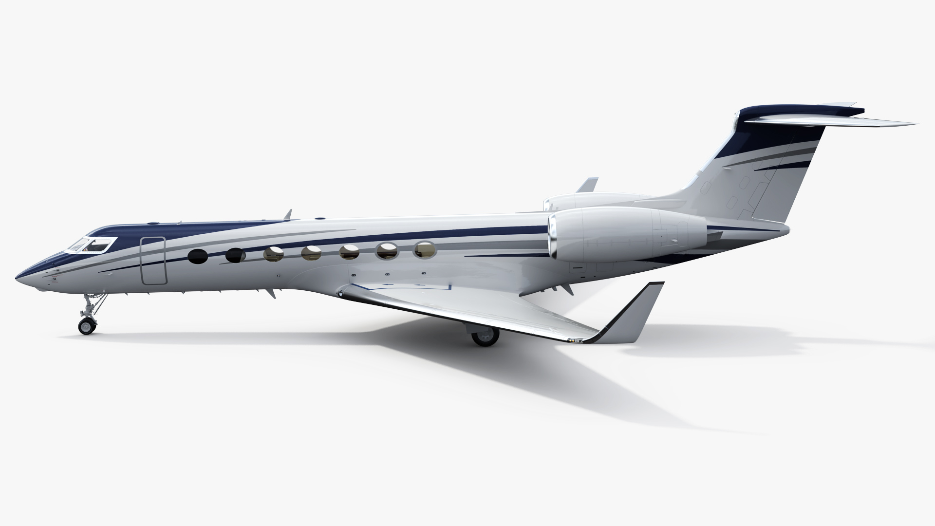 3D Model Private Jet Generic V2 - TurboSquid 2389114