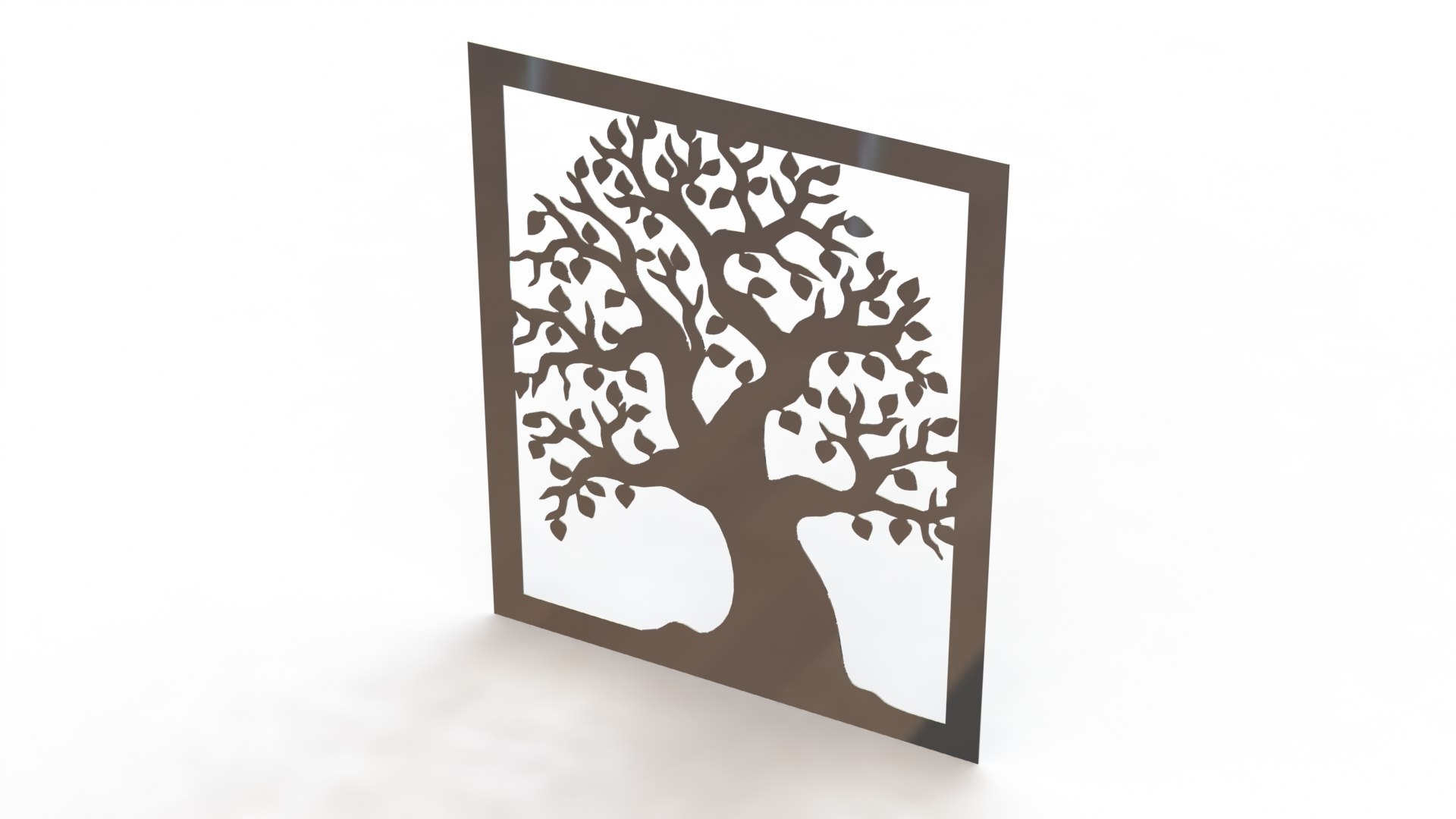 3d obj wall picture metal