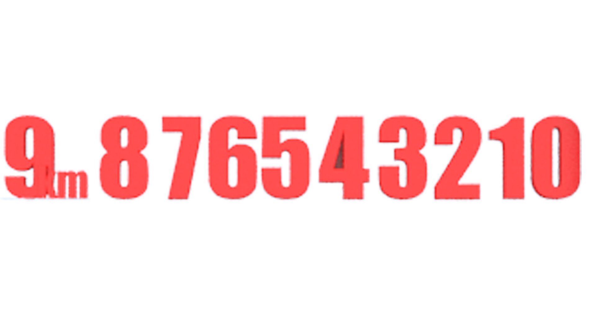 Kilometers 3D Model - TurboSquid 1817384