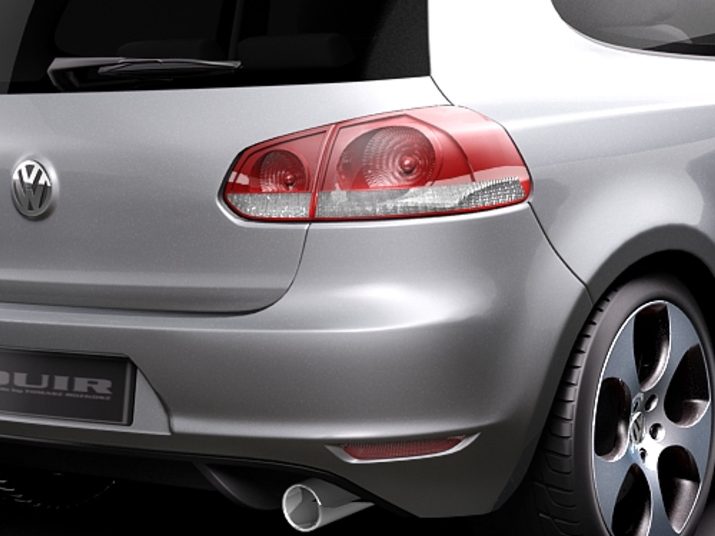 Volkswagen Golf Gti 6 3d Model
