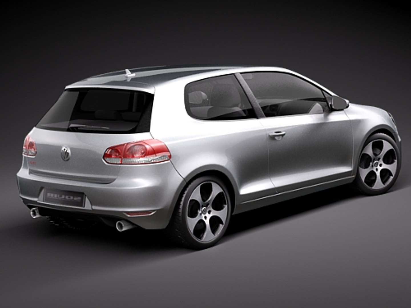 Volkswagen Golf Gti 6 3d Model