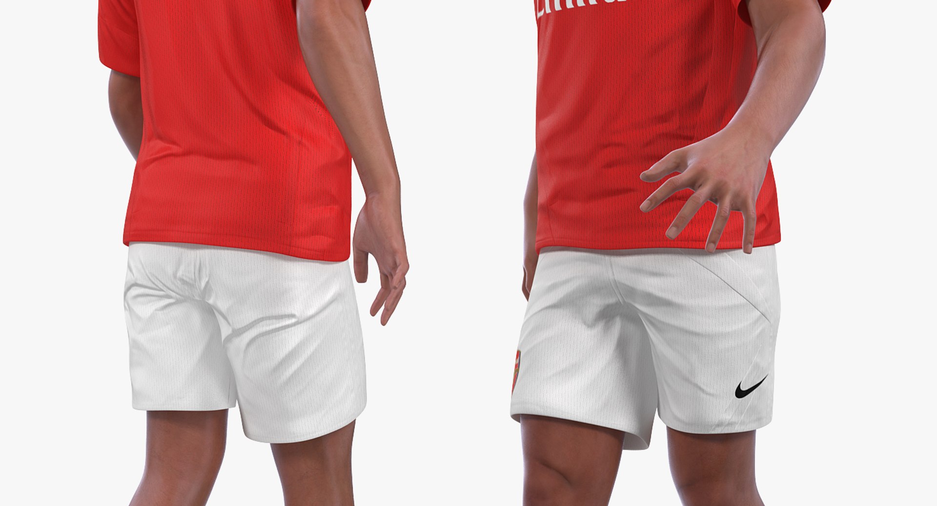 Soccer football player arsenal model - TurboSquid 1313944