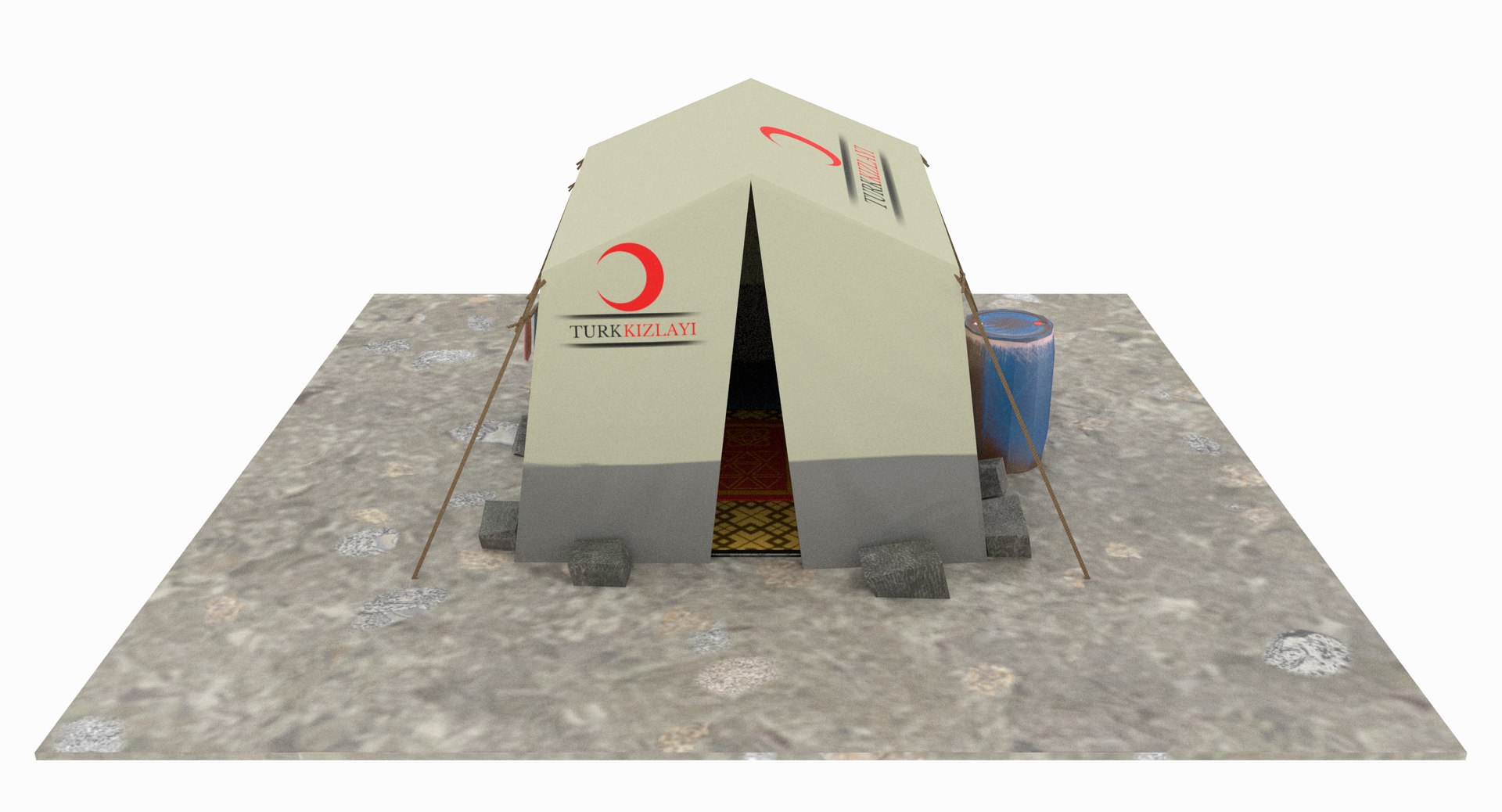 3D Tent Syria - TurboSquid 1424155