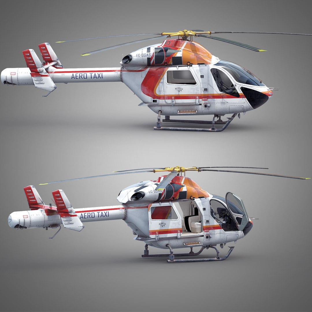 Md902 Explorer Aircraft 3d 3ds