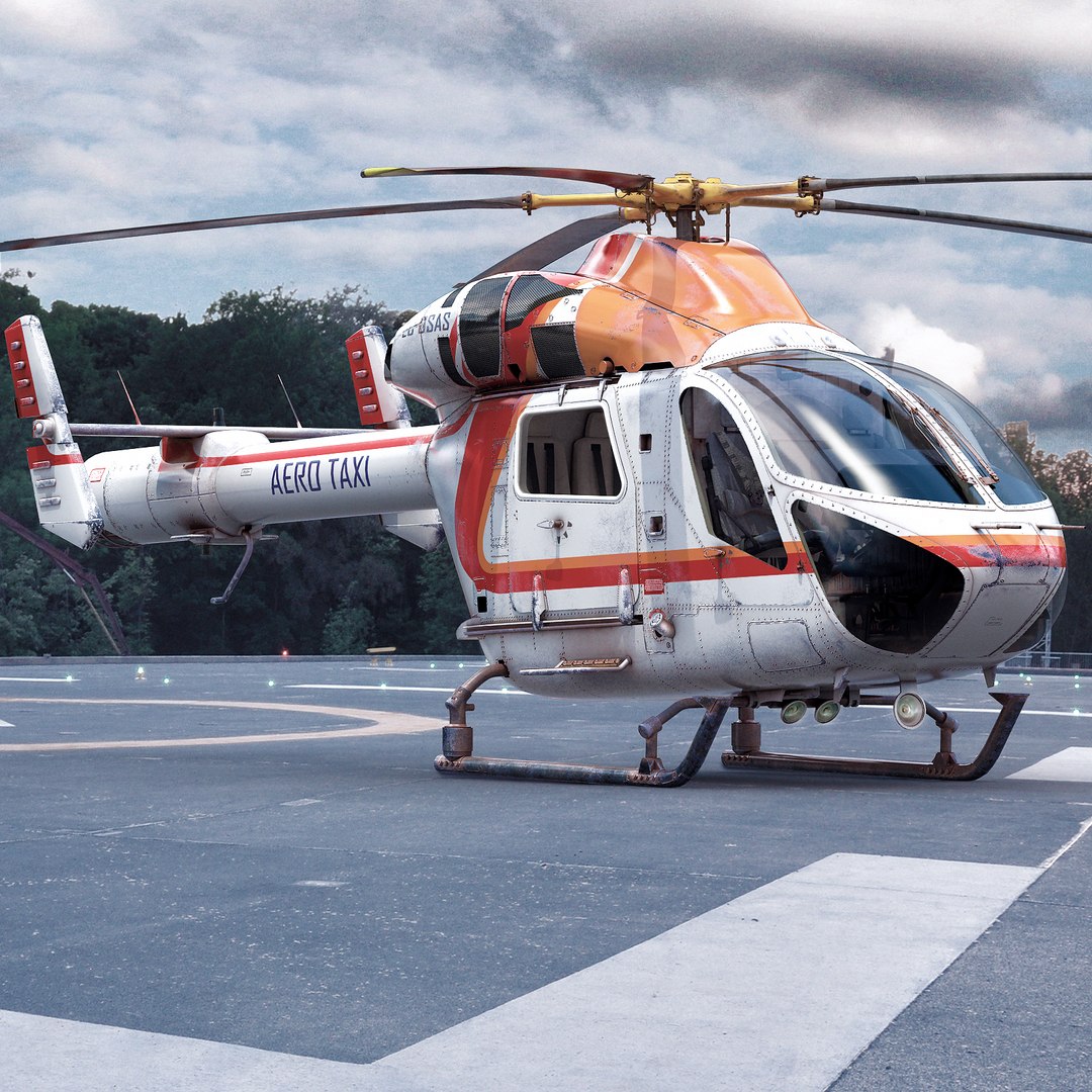 Md902 Explorer Aircraft 3d 3ds