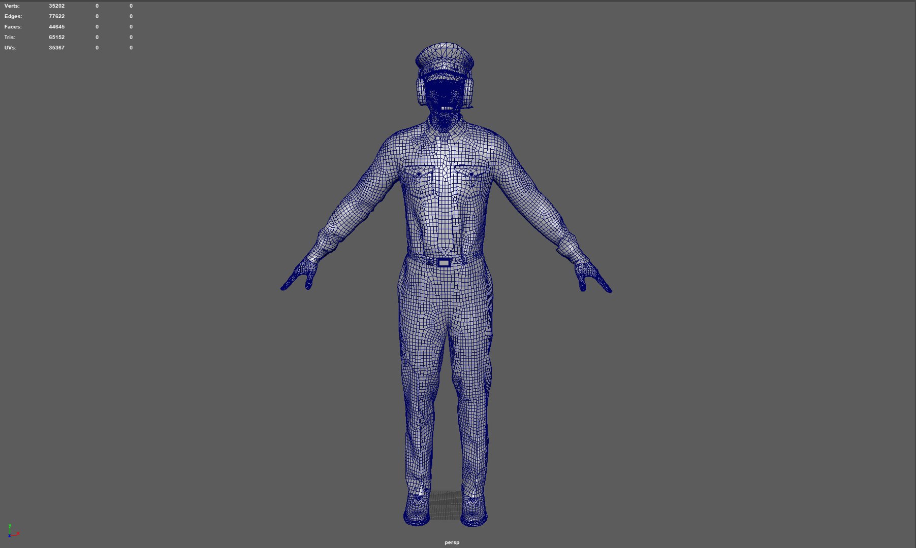 Airline Captain Cap 3D Model - TurboSquid 1575403