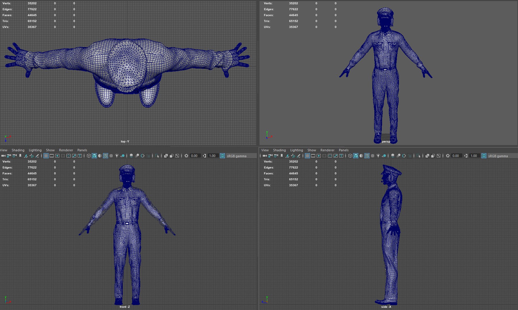 Airline Captain Cap 3D Model - TurboSquid 1575403