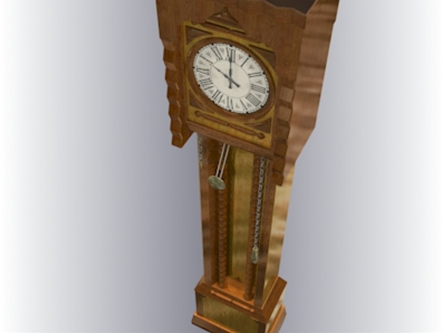 3d old clock model