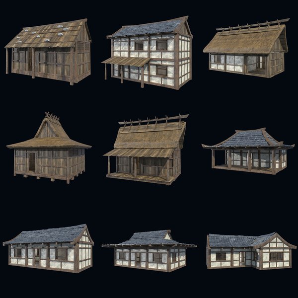 Collection Asian House 3D Models for Download | TurboSquid
