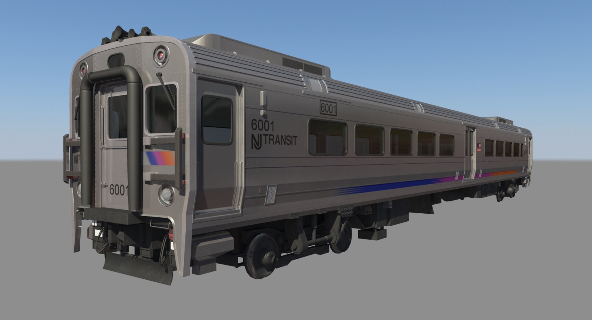 3d Nj Transit Alstom Comet