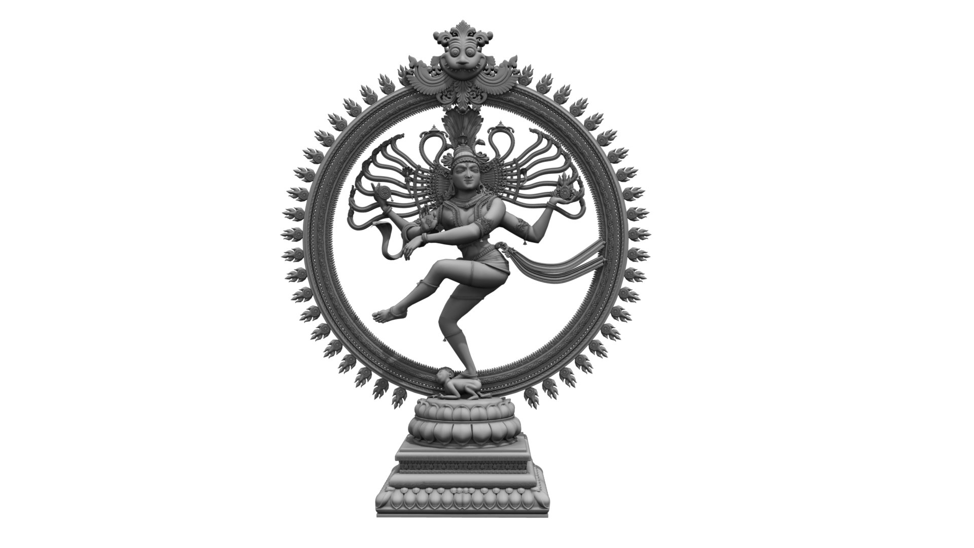 Nataraja Statue 3D - TurboSquid 1751712