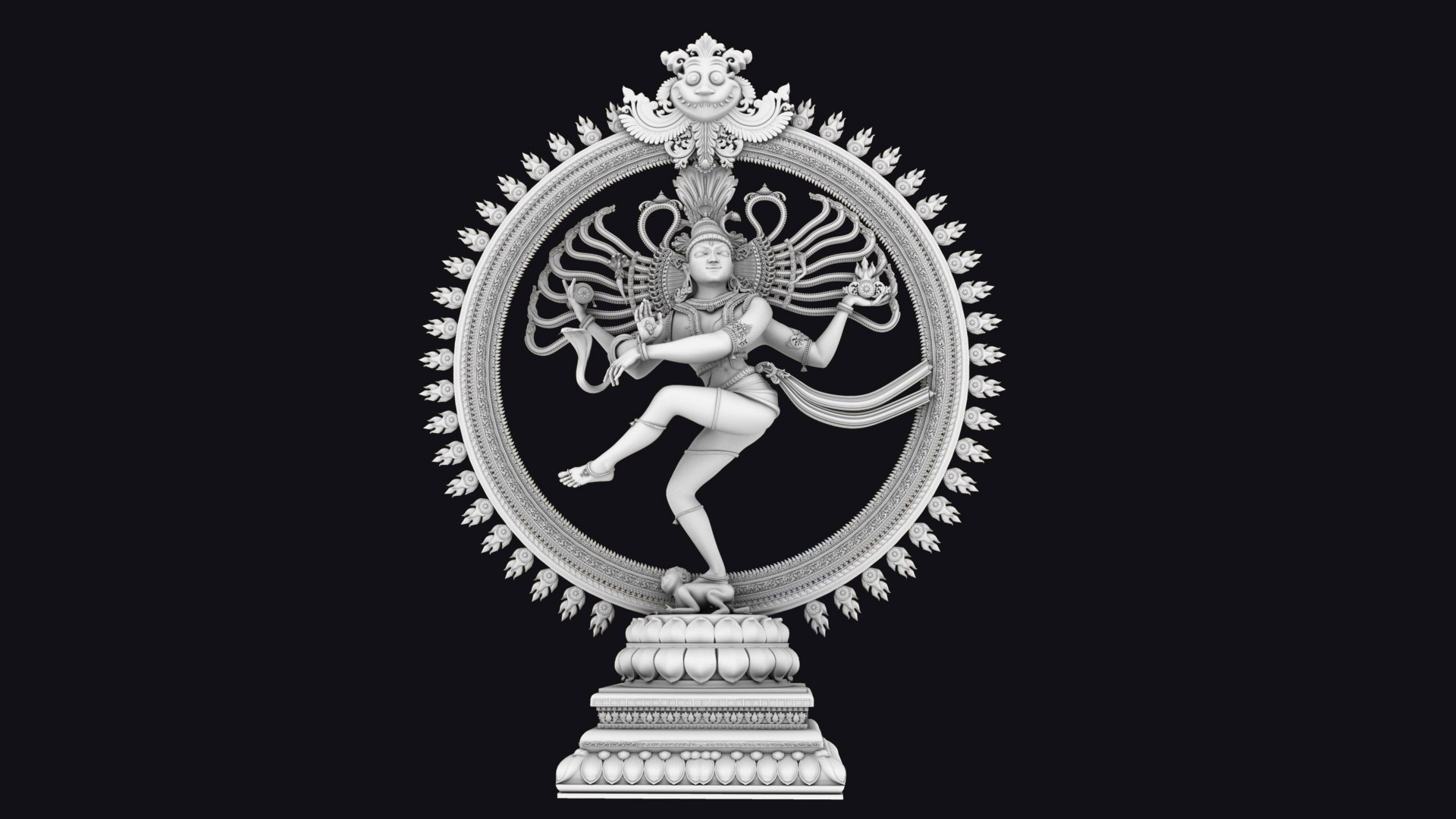 Nataraja Statue 3D - TurboSquid 1751712