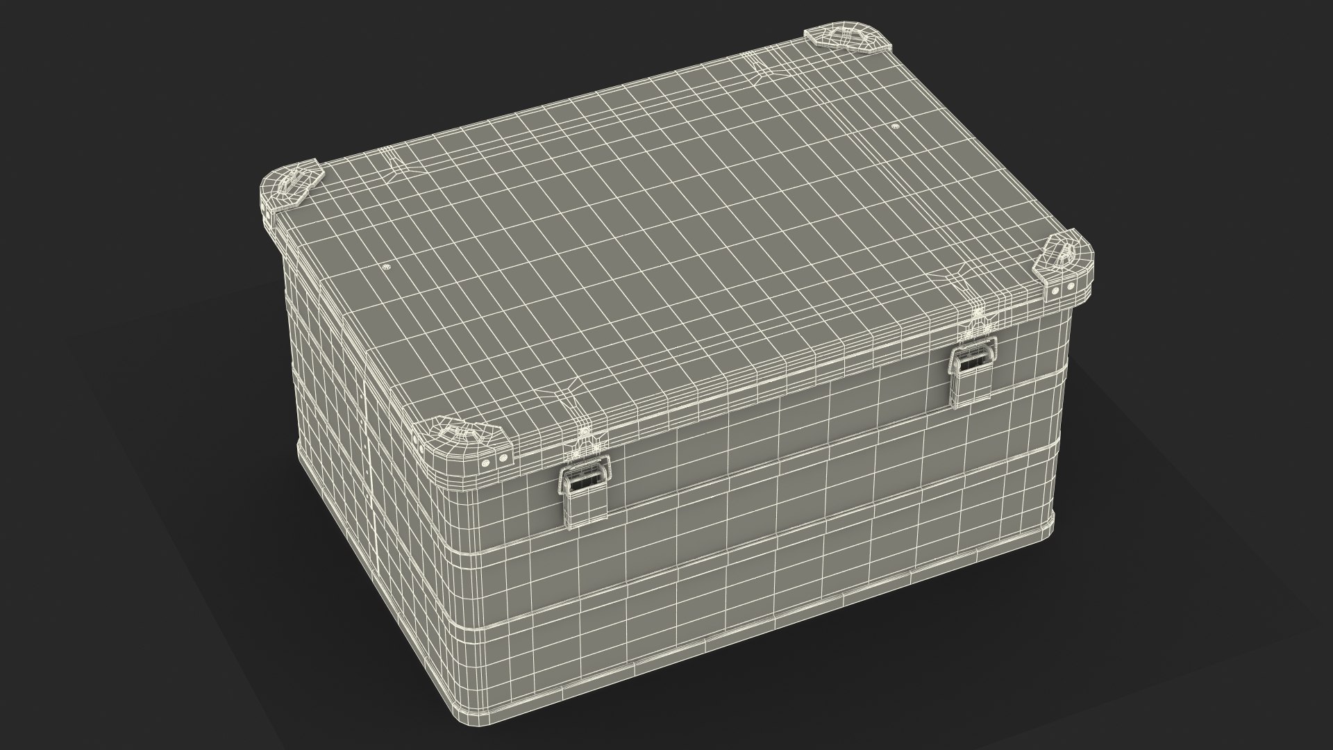 Military Storage Box Large 3D Model - TurboSquid 2218567