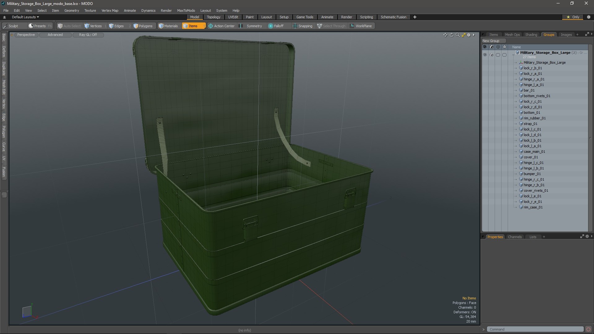 Military Storage Box Large 3D Model - TurboSquid 2218567