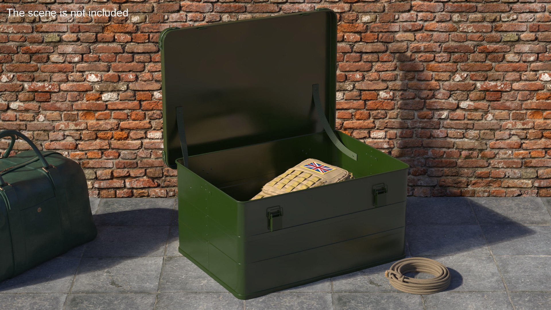 Military Storage Box Large 3D Model - TurboSquid 2218567