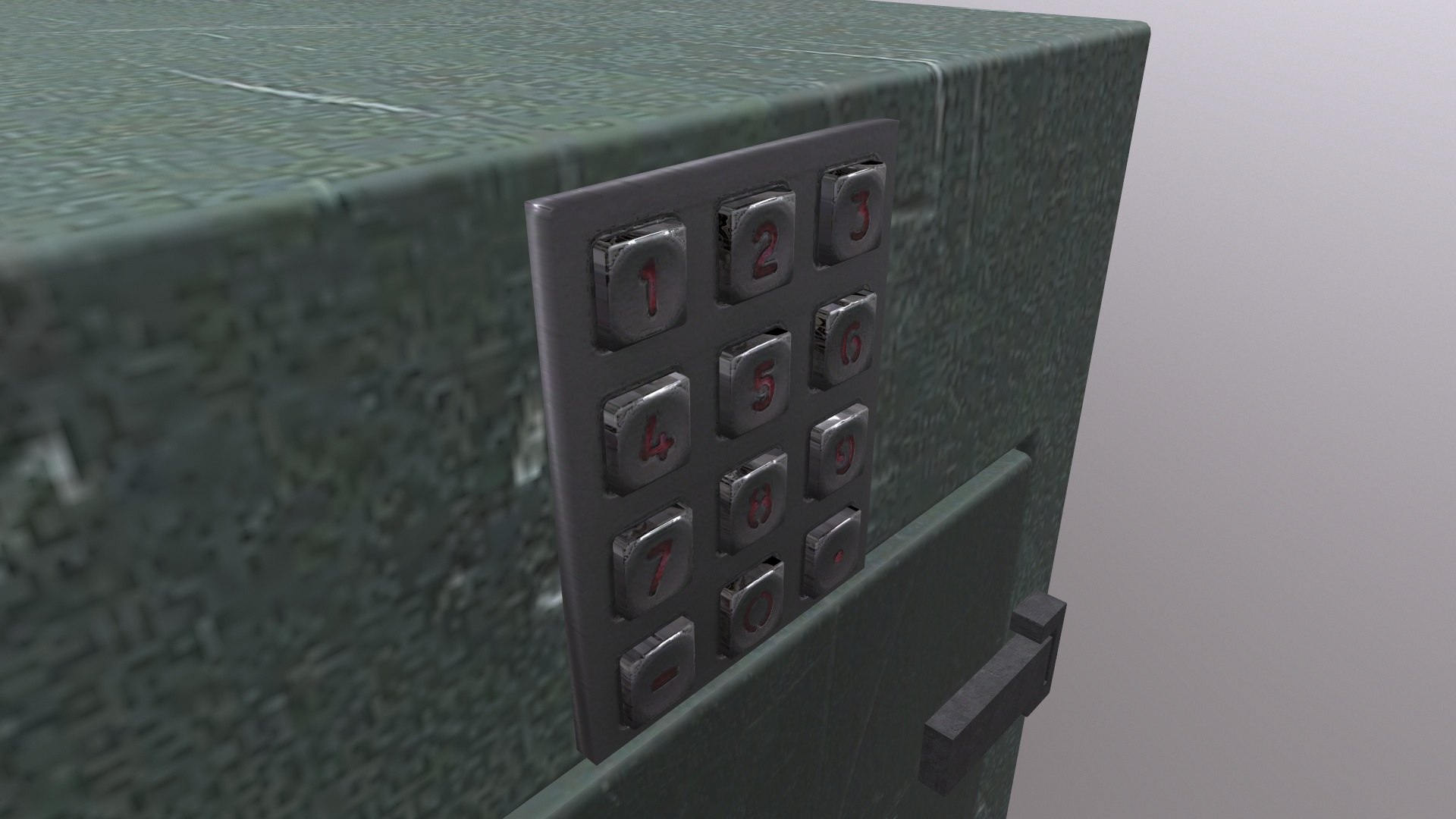 3D Safe Box - TurboSquid 1895332