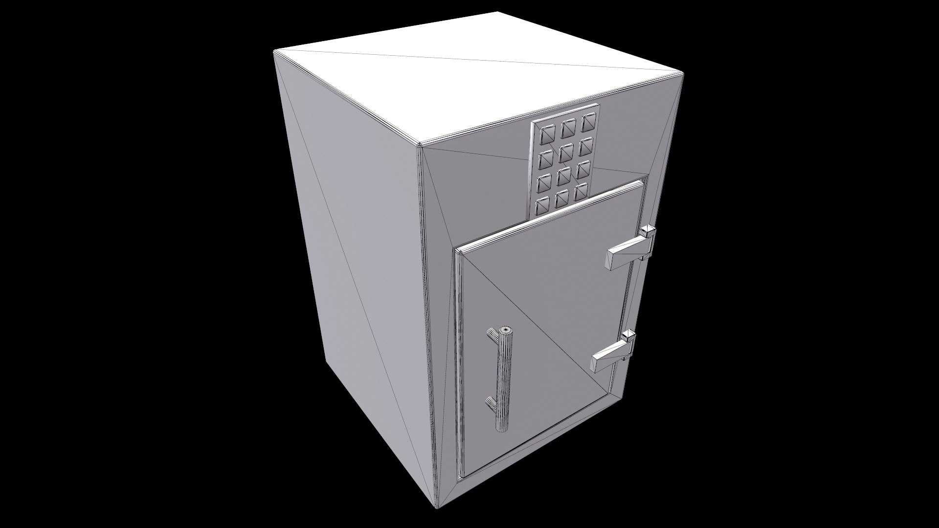 3D Safe Box - TurboSquid 1895332