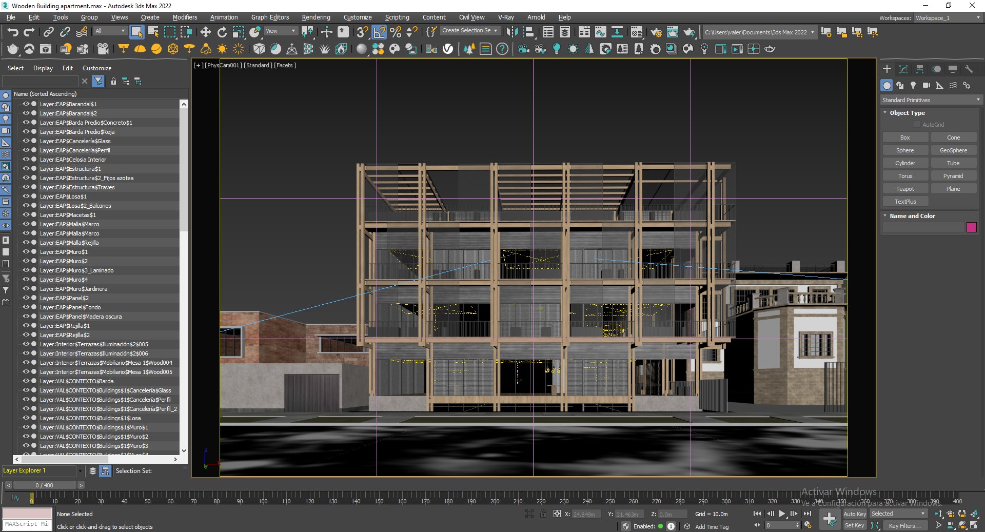 3D Model Residential Building - TurboSquid 1995550