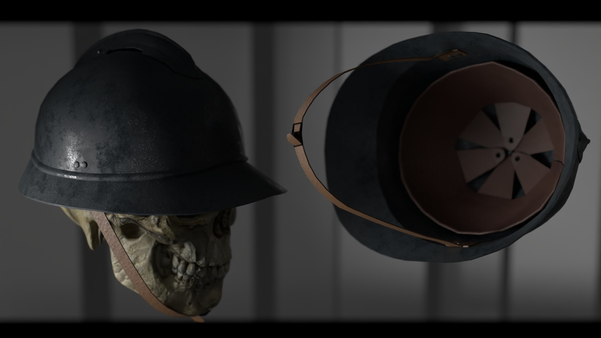 3D Adrian Helmet Model - TurboSquid 2147910