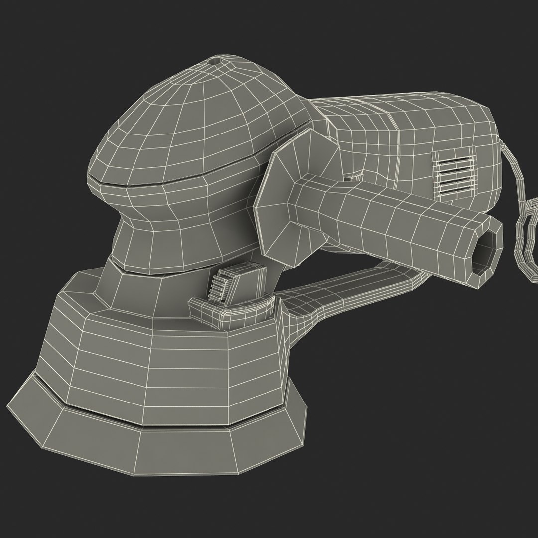 3d Sander Tool Model