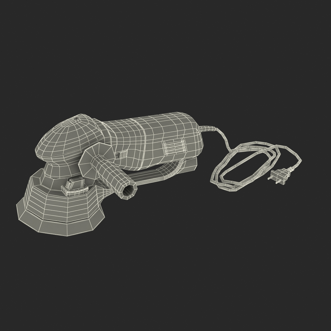 3d Sander Tool Model