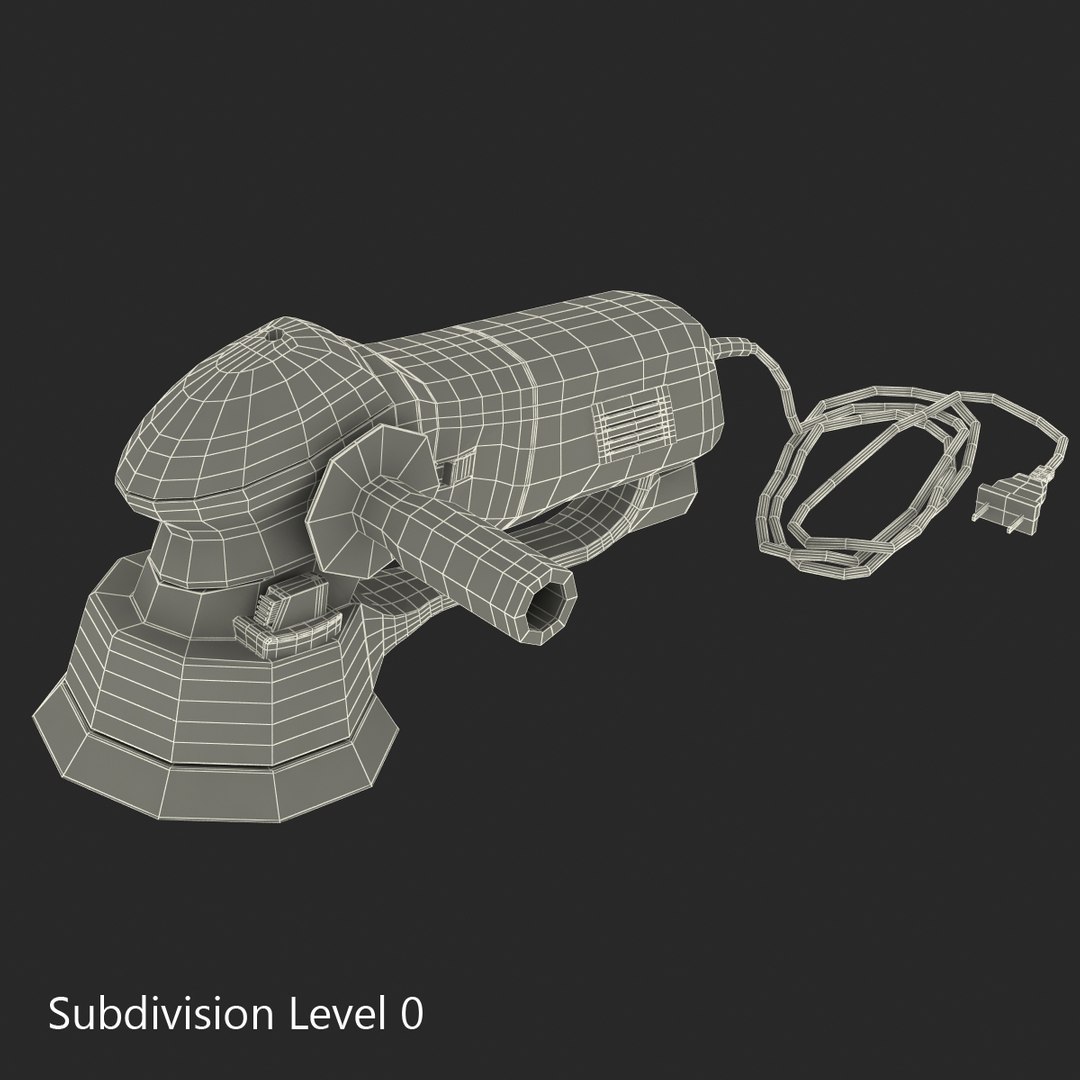 3d Sander Tool Model