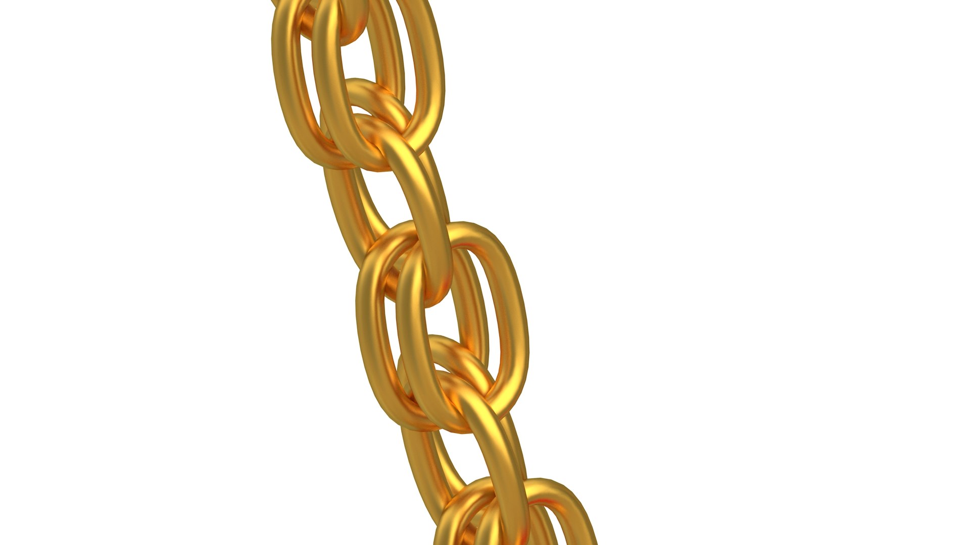 3D Model Gold Cross Chain Pendant 01 - TurboSquid 2236919