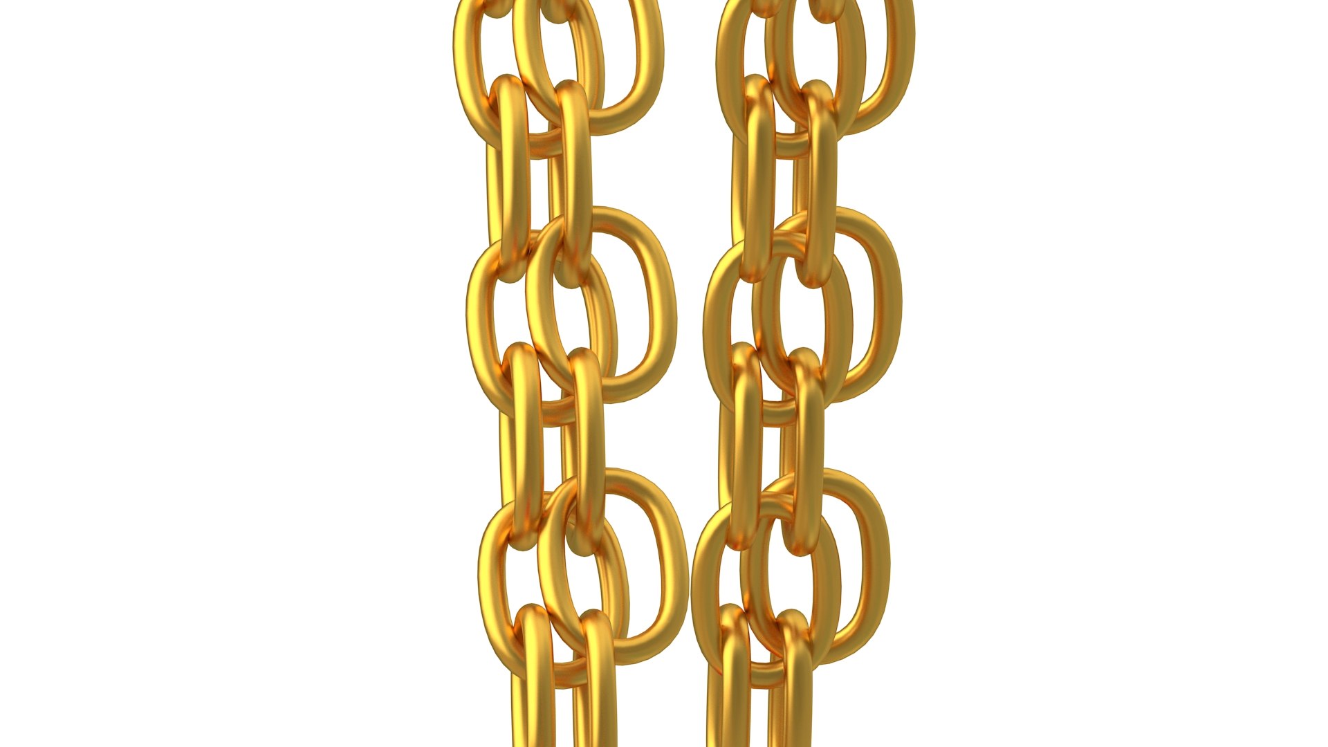 3D Model Gold Cross Chain Pendant 01 - TurboSquid 2236919