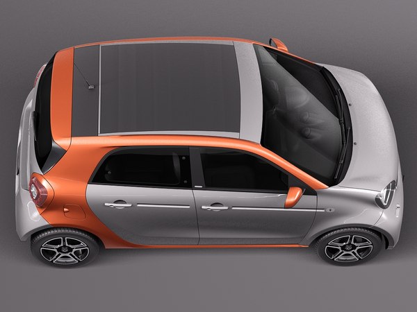 3d 2015 smart forfour model