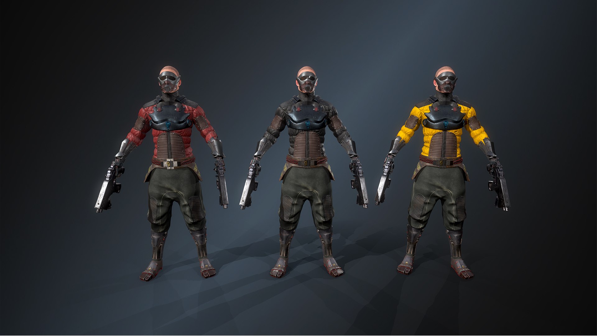 3D Model Cyber Samurai 2 - TurboSquid 1567736