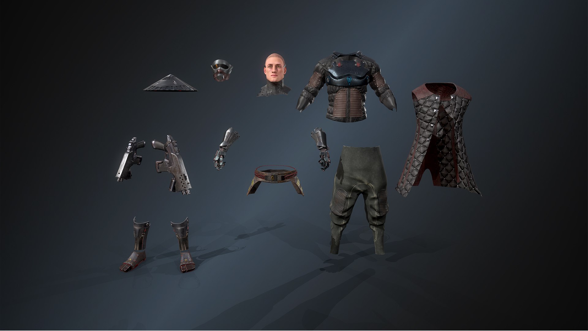 3D Model Cyber Samurai 2 - TurboSquid 1567736