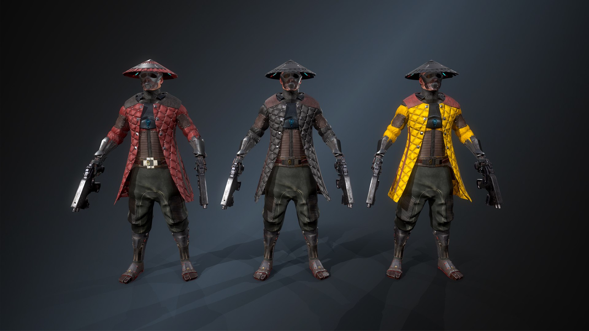 3D Model Cyber Samurai 2 - TurboSquid 1567736