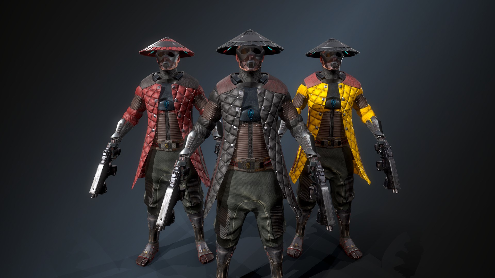 3D Model Cyber Samurai 2 - TurboSquid 1567736