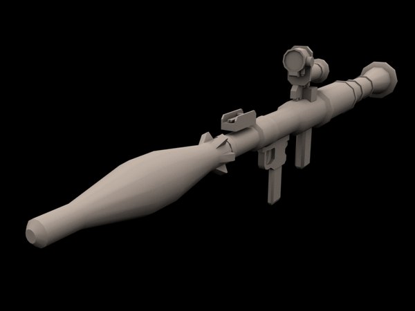 rpg-7 rocket 3d 3ds