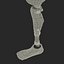 3d Model Prosthetic Leg Rigged