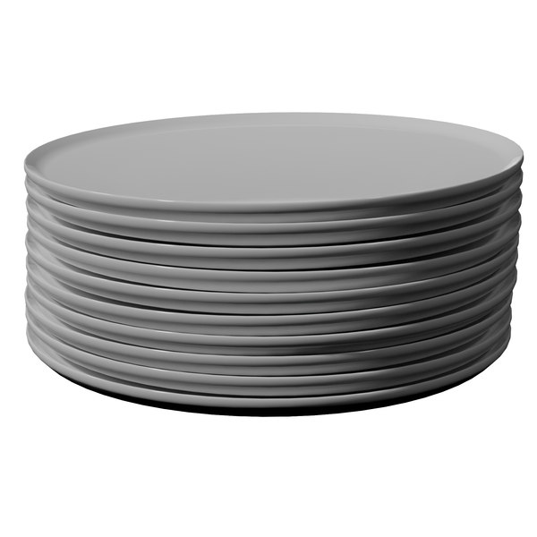 modelo 3d Stack of Plates - TurboSquid 1941304