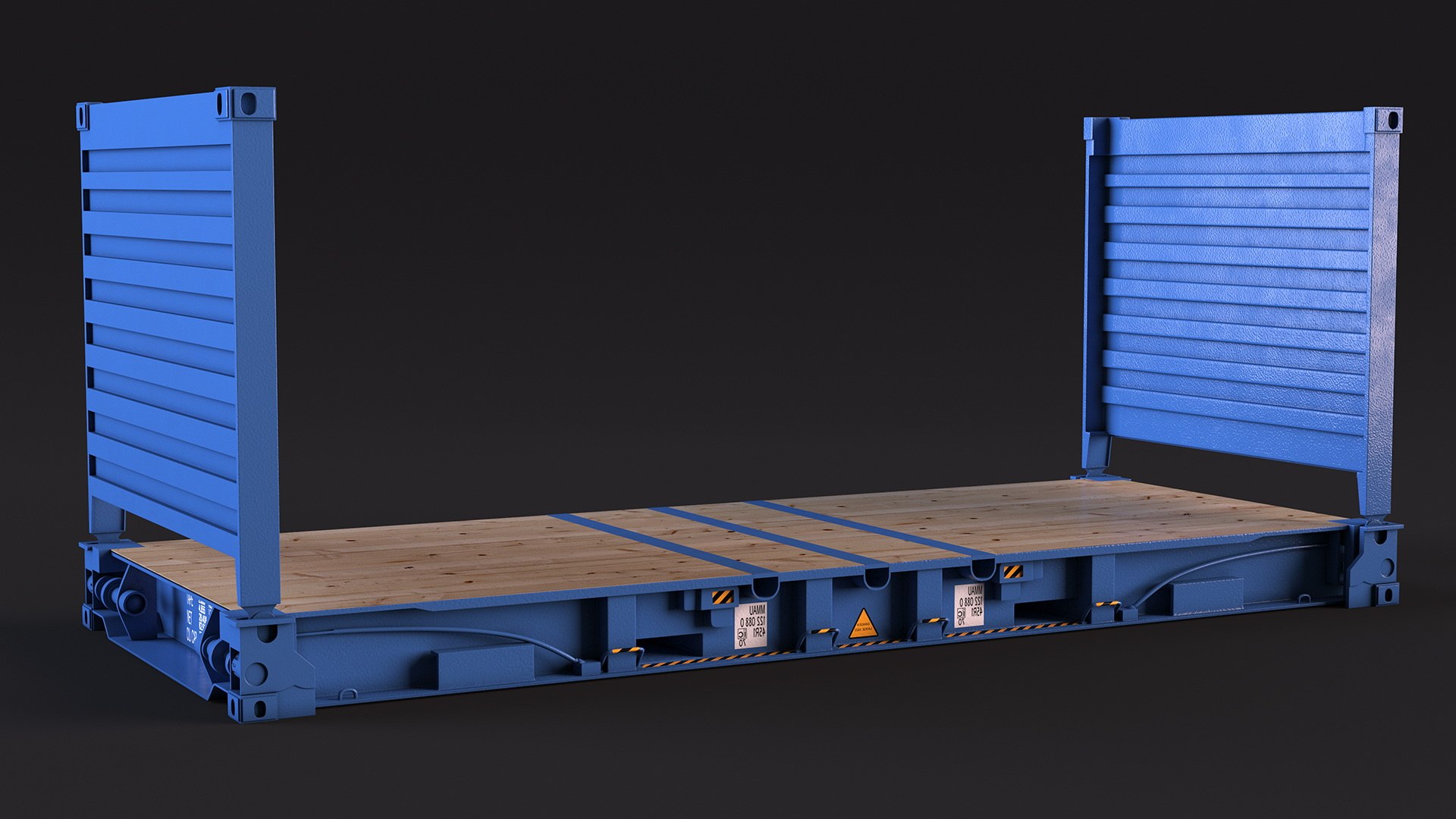 Collapsible Flatrack Container 3D - TurboSquid 2170088