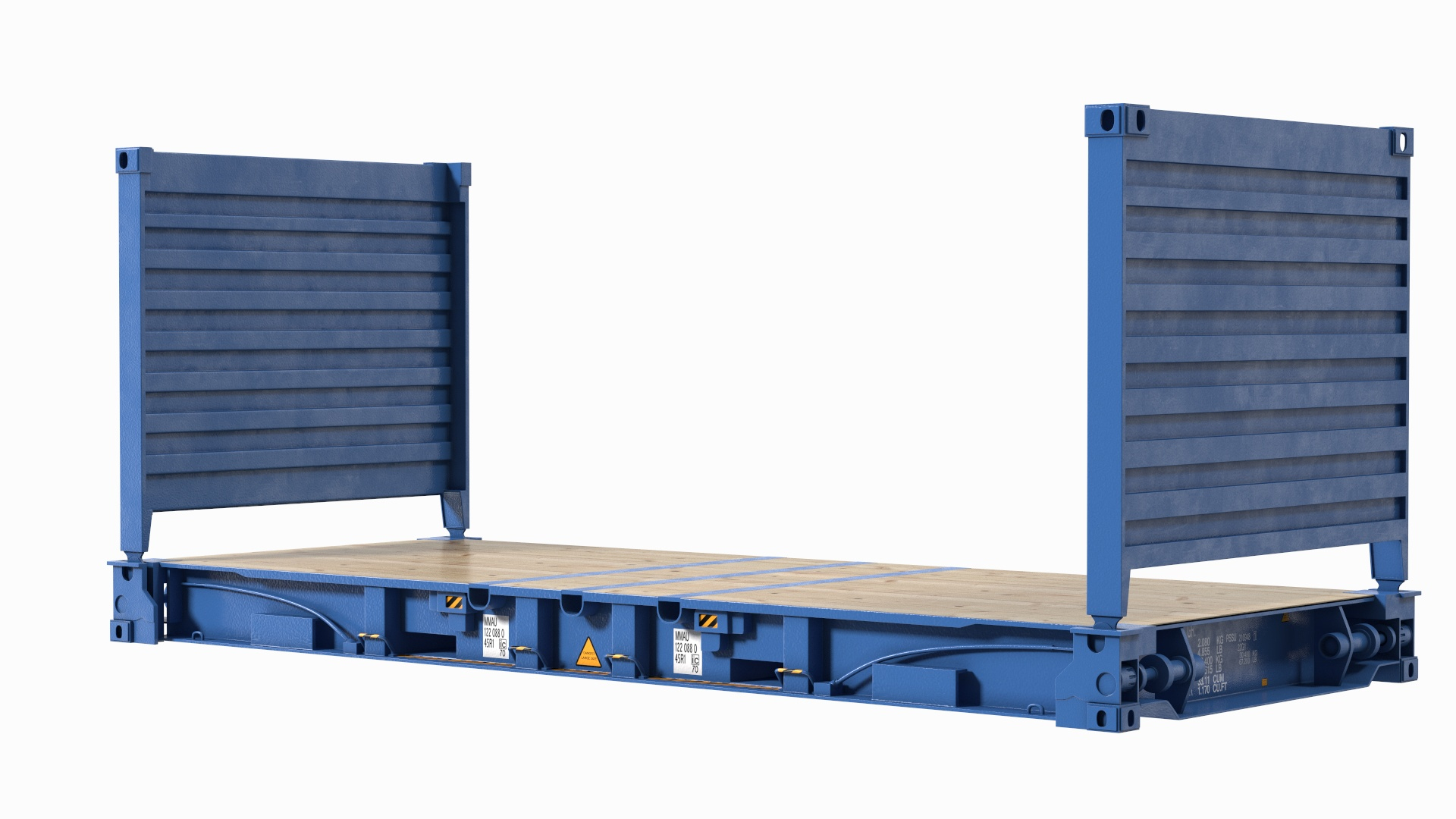 Collapsible Flatrack Container 3D - TurboSquid 2170088