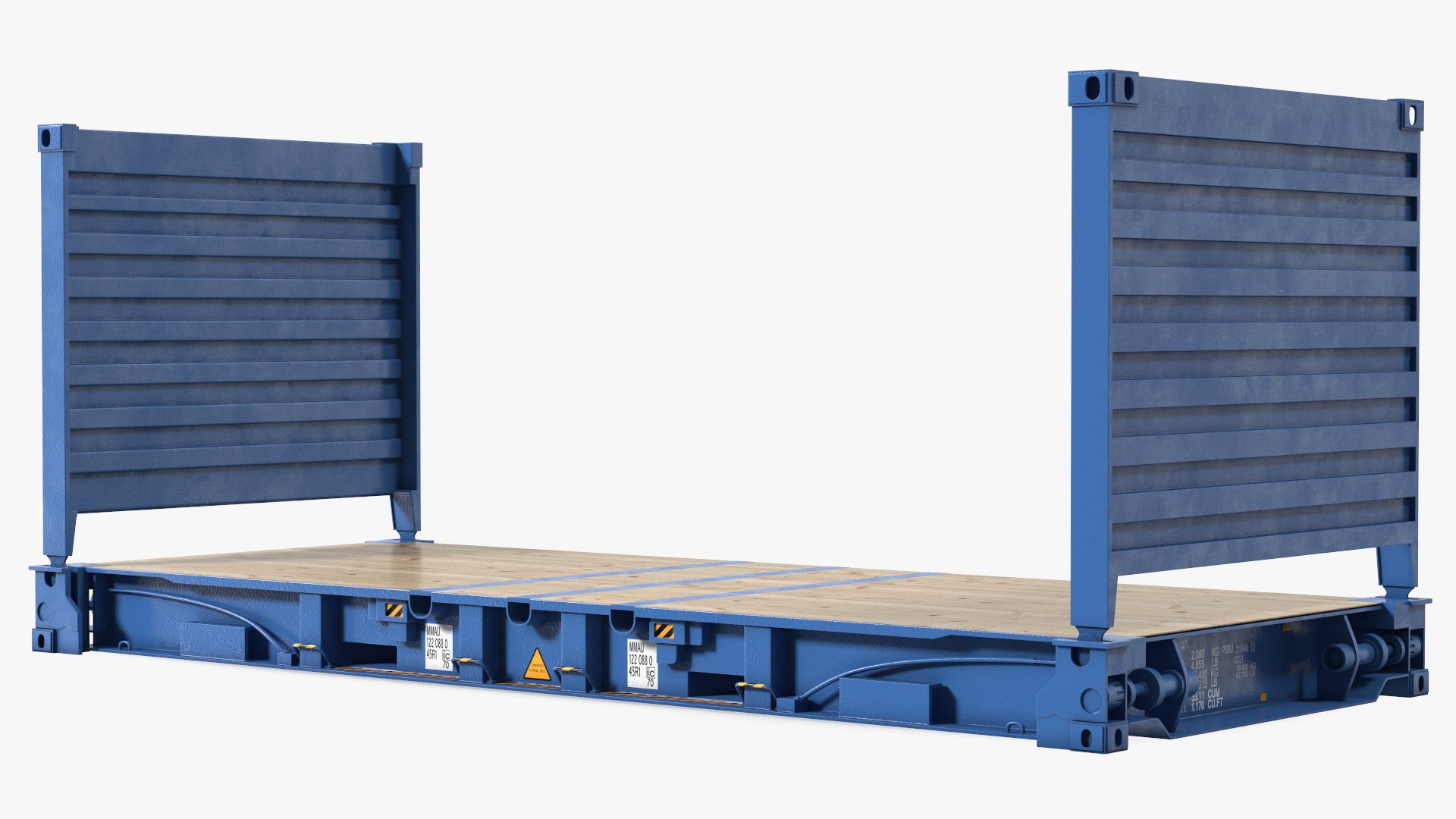 Collapsible Flatrack Container 3D - TurboSquid 2170088
