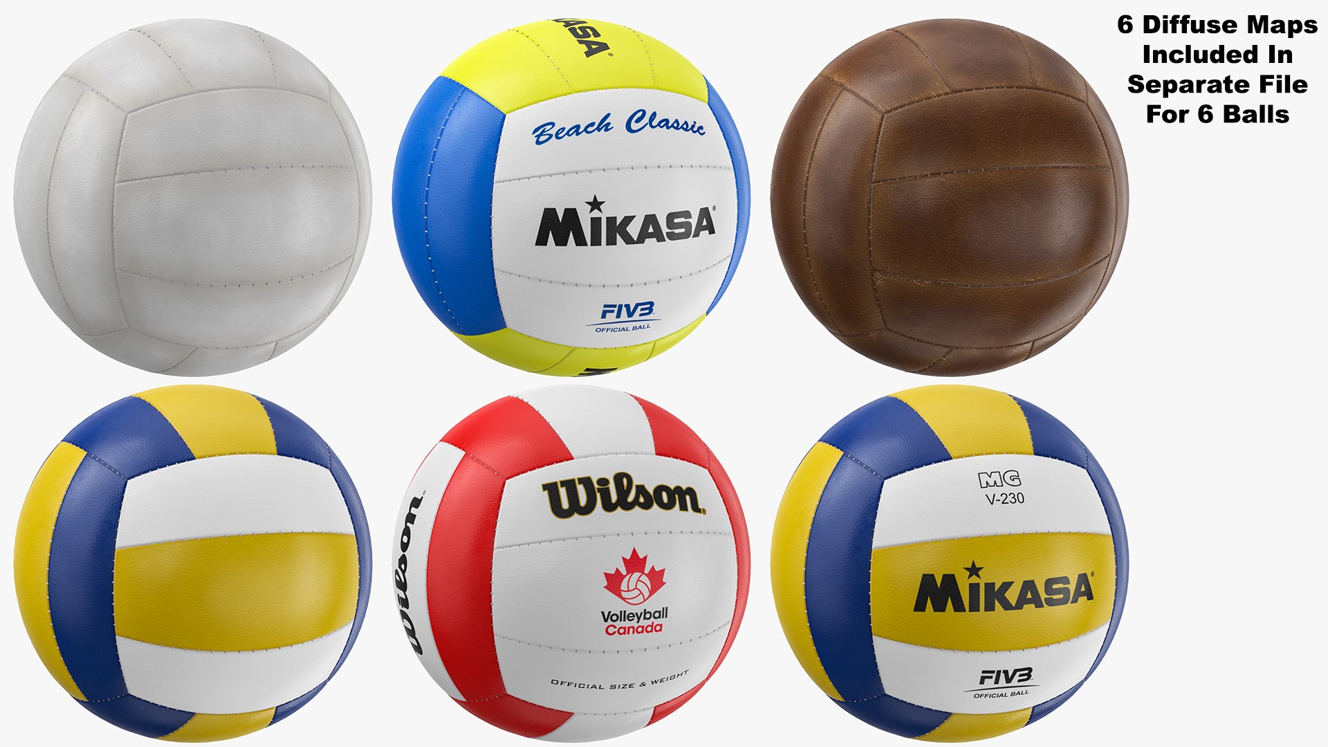 3D Model Volleyball Balls And Net Collection - TurboSquid 2053701