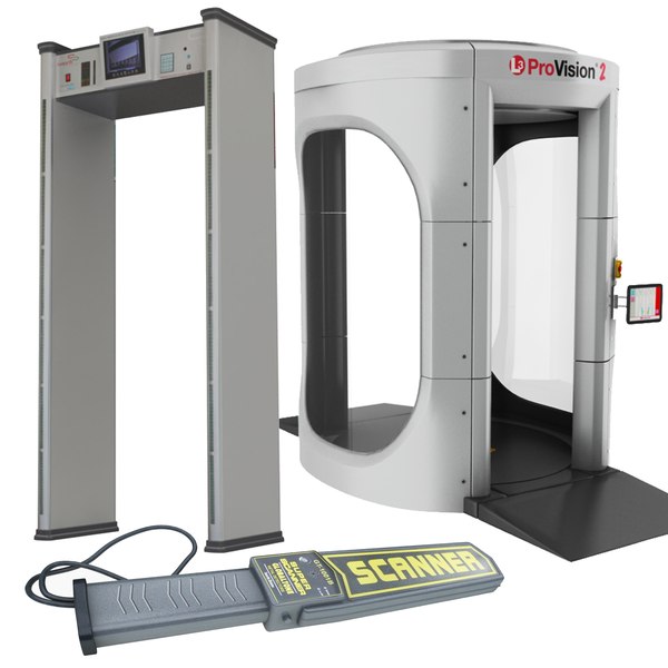 metal detector 3d model