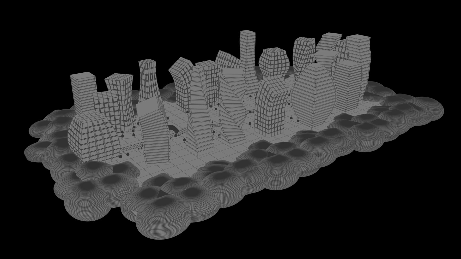 3D Cartoon Town Pack Cartoon City Model - TurboSquid 2047491