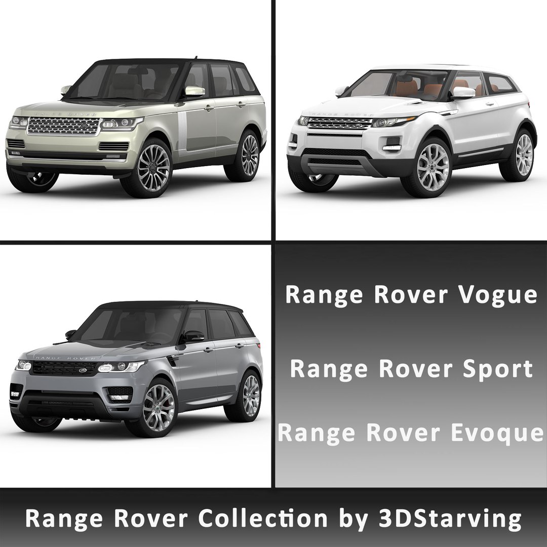 Range Rover 3d Model