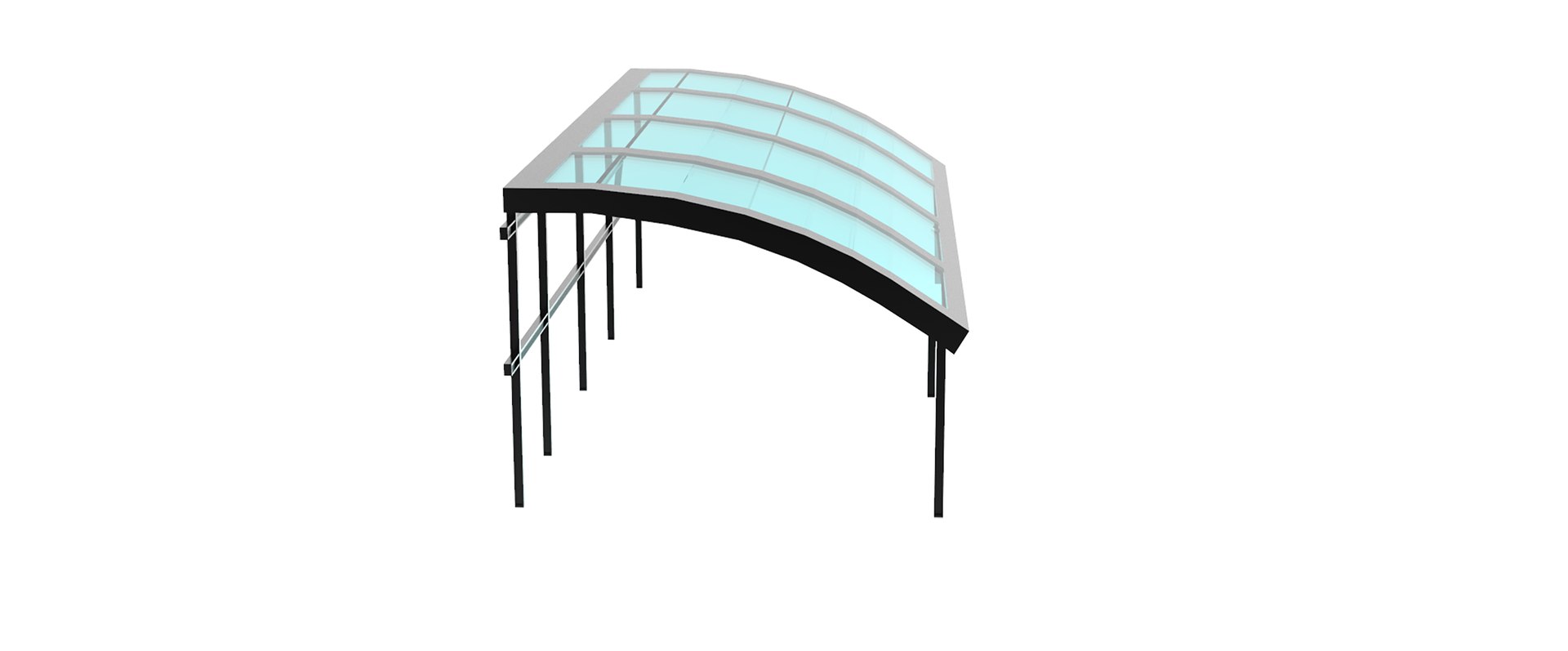 3D Roof Shade 01 Model - TurboSquid 2136549